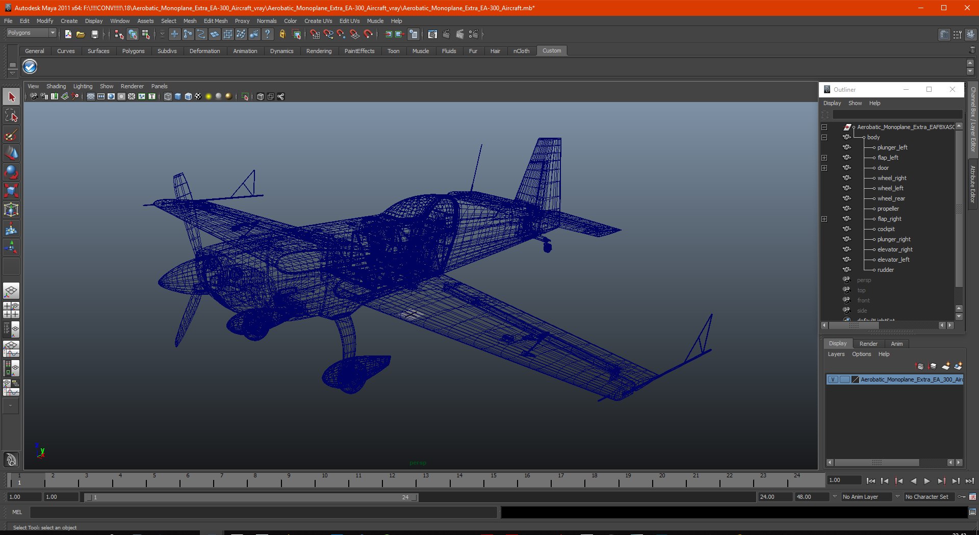 3D aerobatic monoplane extra ea-300 model - TurboSquid 1486249