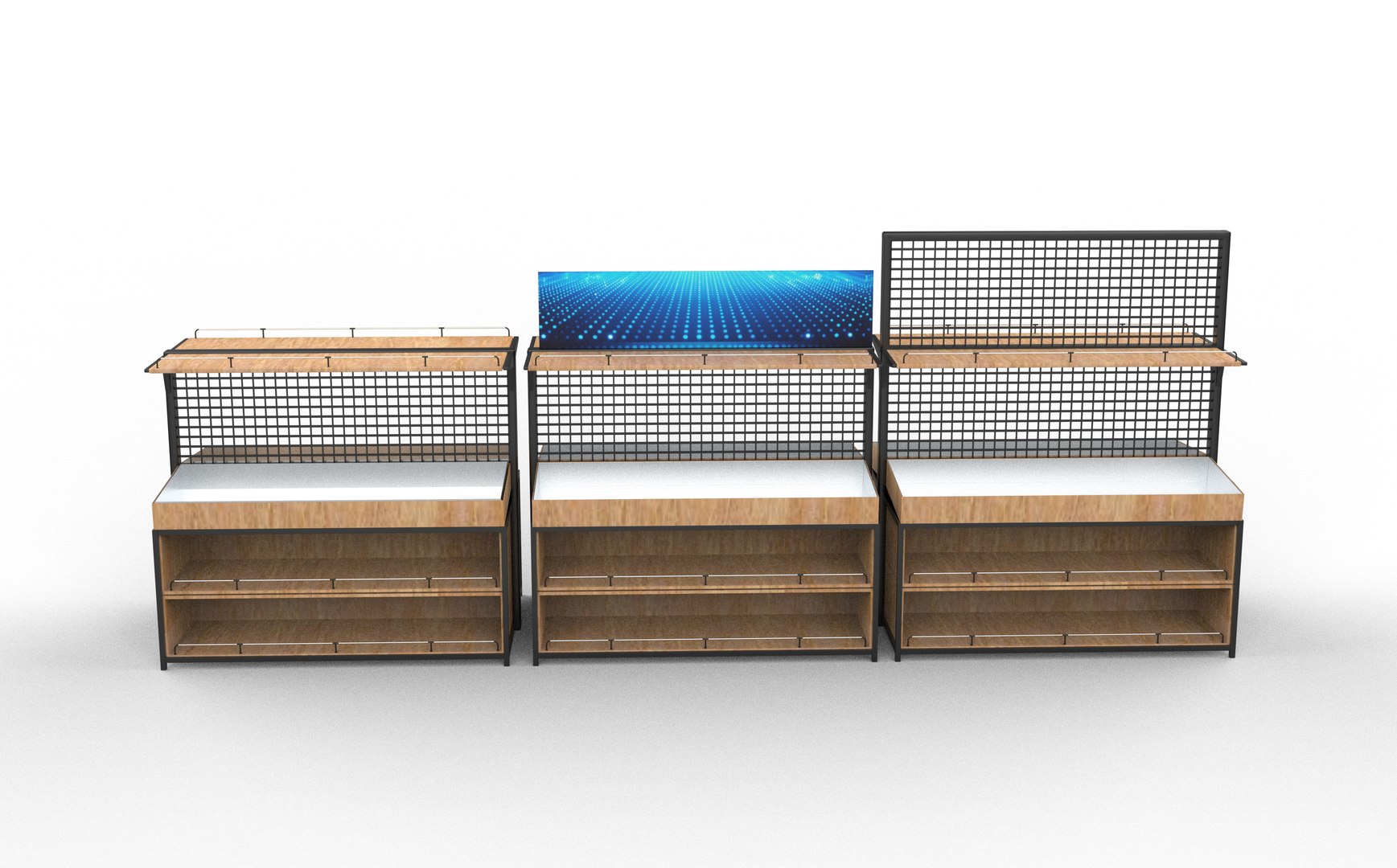 Supermarket Shelf 3D Model 3D Model - TurboSquid 2331550