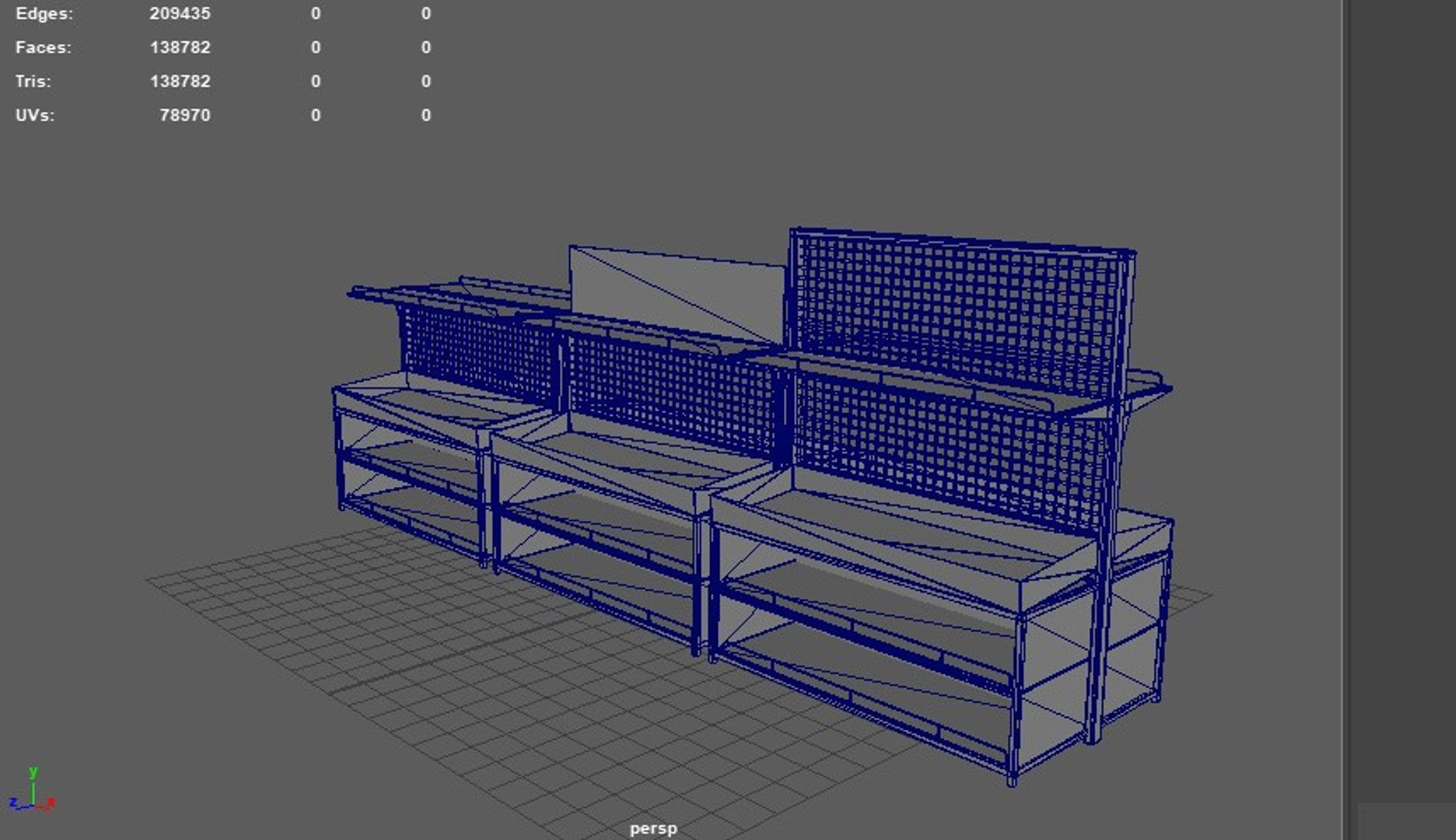 Supermarket Shelf 3D Model 3D Model - TurboSquid 2331550