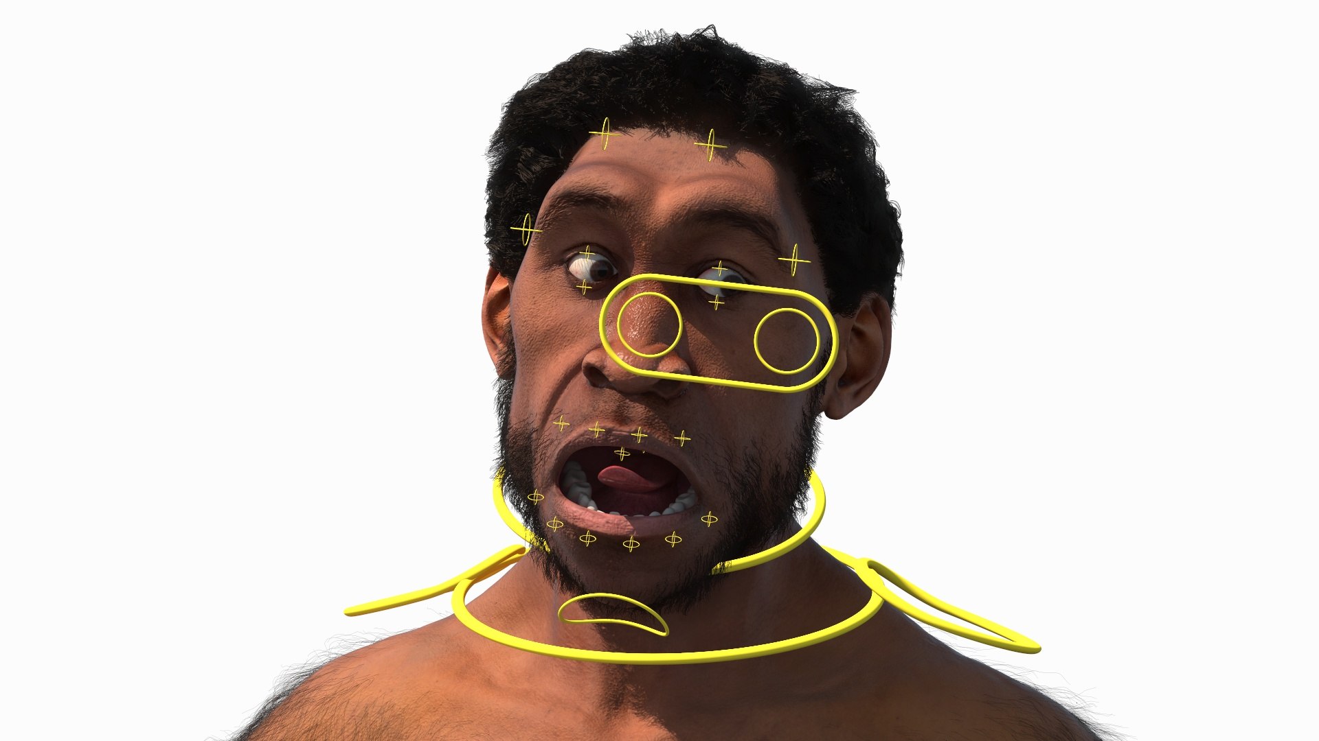 Homo Erectus Fur Rigged 3D Model - TurboSquid 2180778