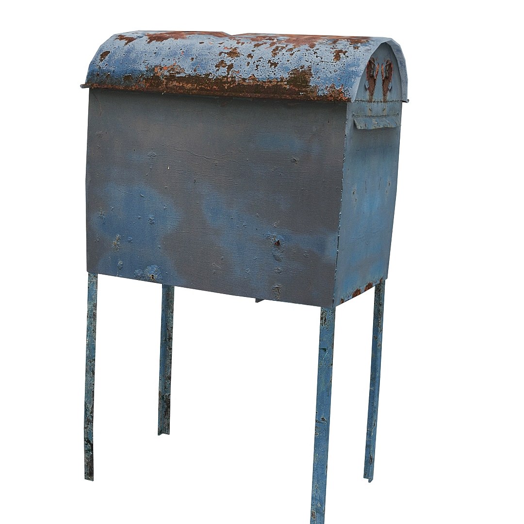 3D Post Box 01 02 D model - TurboSquid 1764549