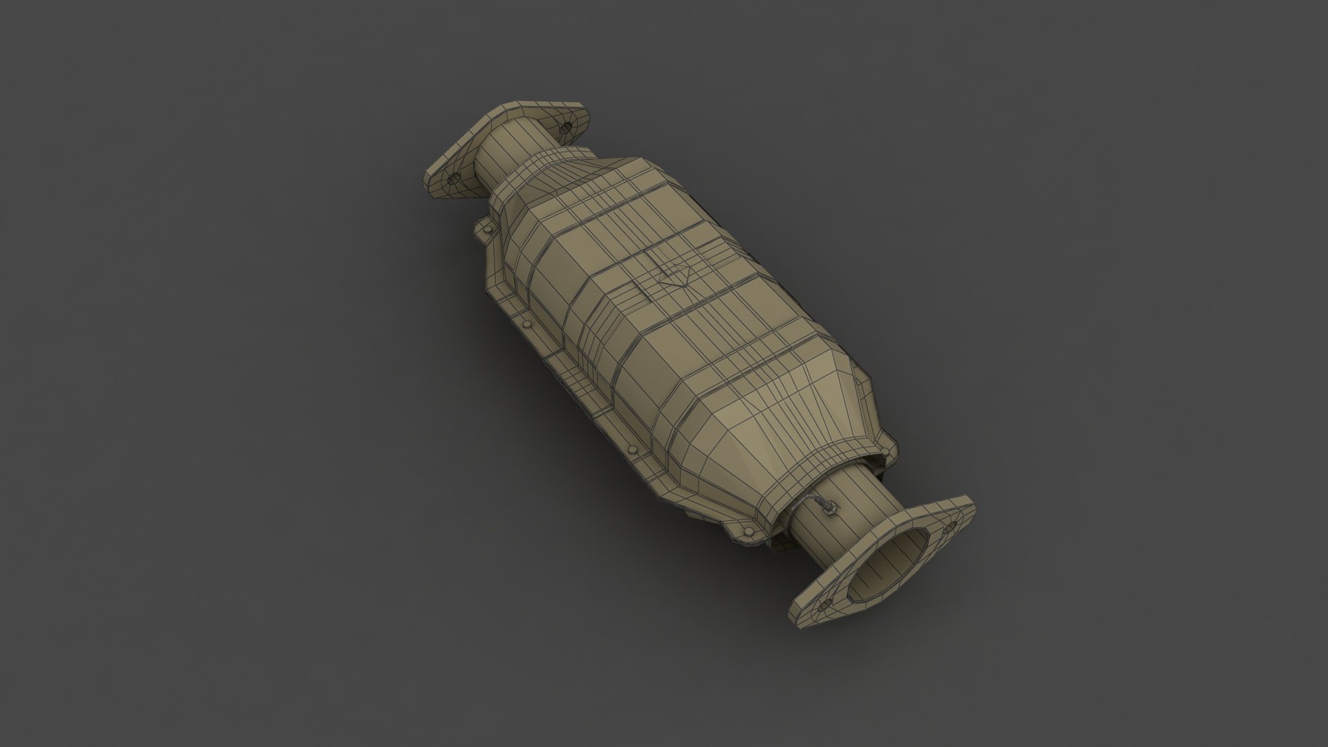 3D Catalytic Converter - TurboSquid 2021753