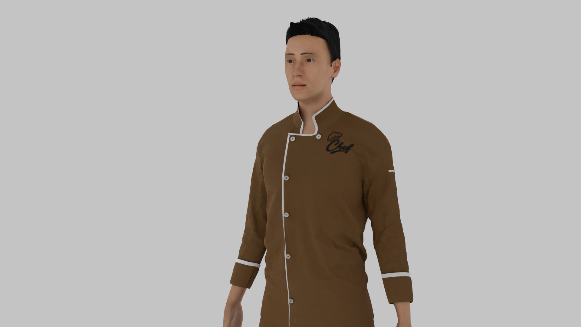 3D Chef Character Model - TurboSquid 1970992