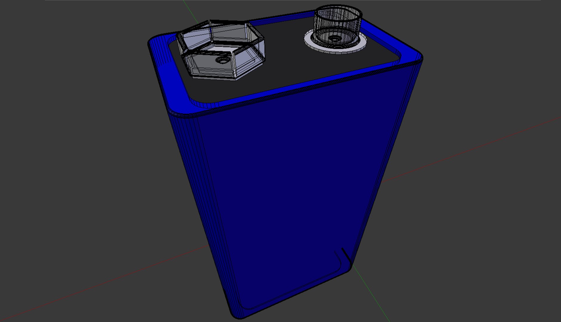 9v Battery 3D Model - TurboSquid 1182687