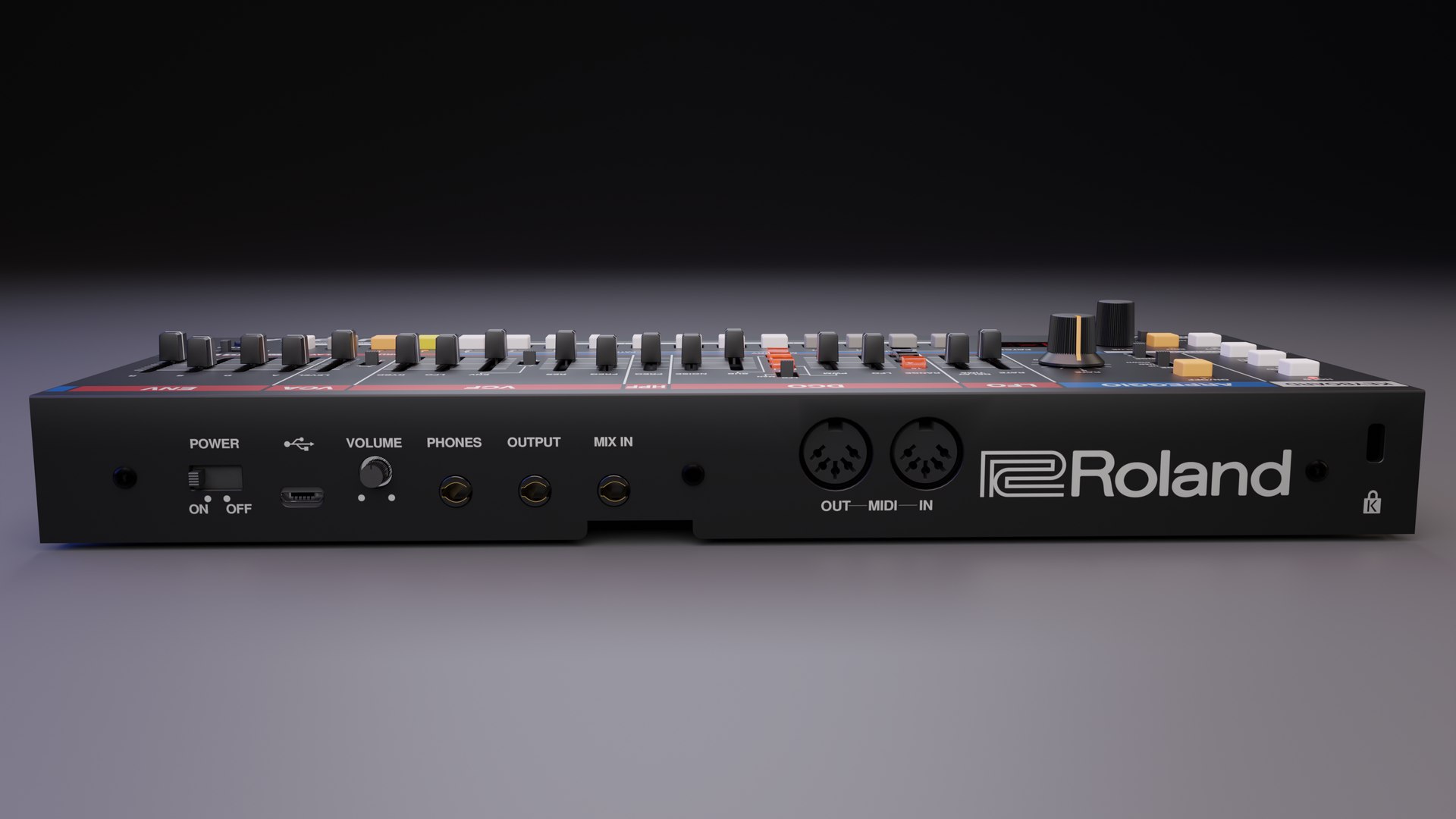 Roland JU-06A Synthesizer Module 3D - TurboSquid 2238645