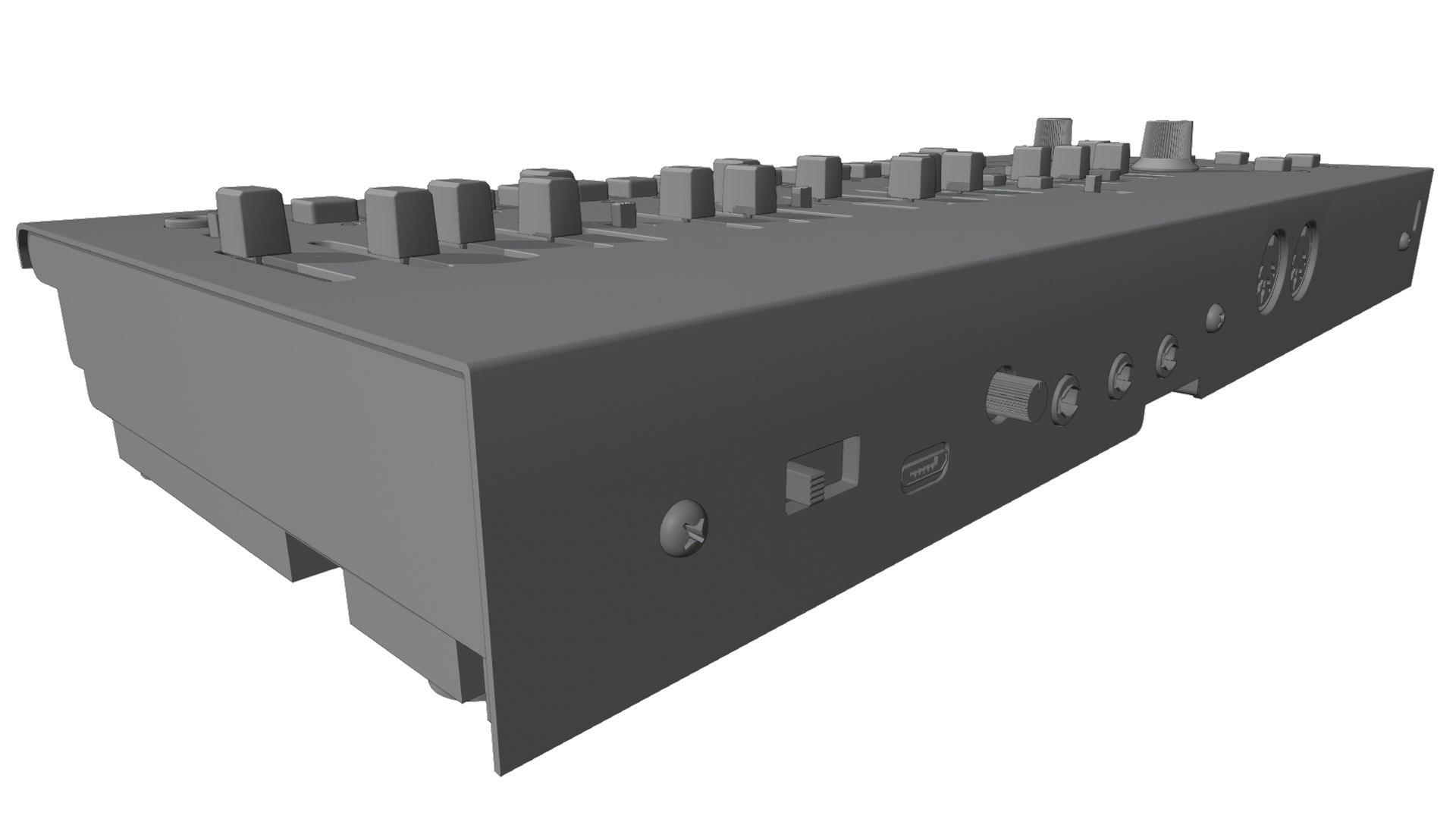 Roland JU-06A Synthesizer Module 3D - TurboSquid 2238645