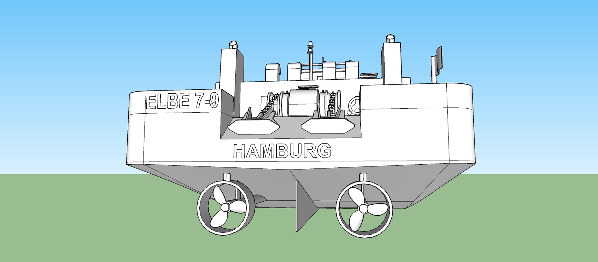 3D Push Boats Model - TurboSquid 1467525