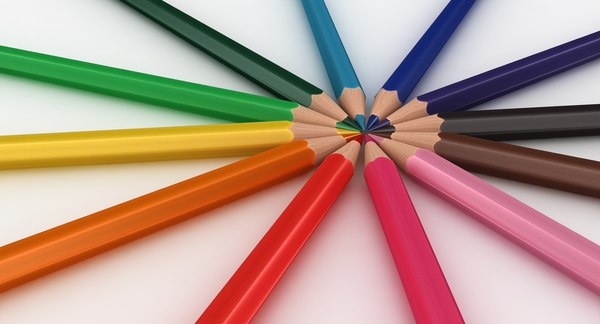 3D realistic colored pencils pose model - TurboSquid 1168951