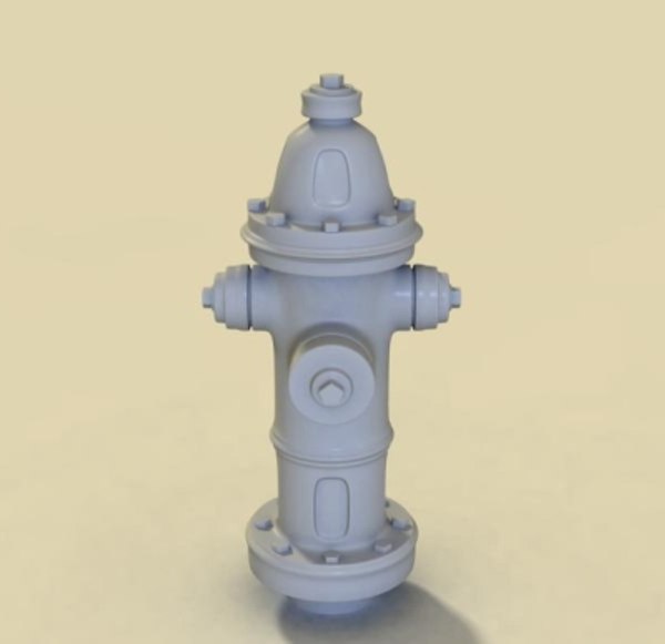 hydrant street obj