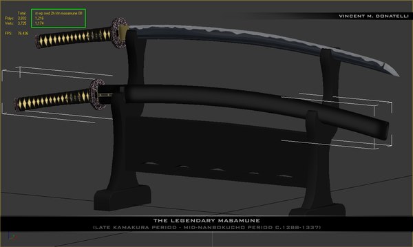 final fantasy masamune 3d model