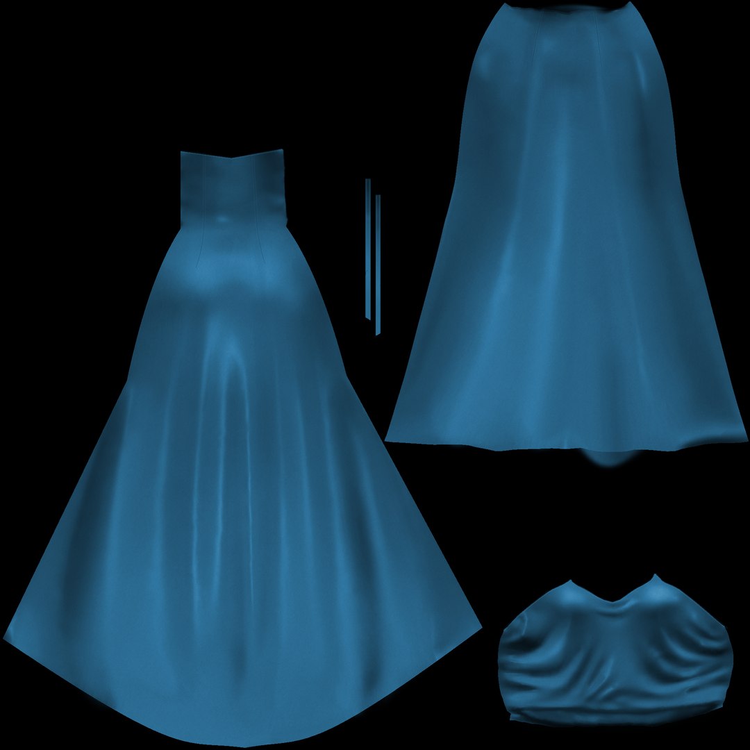 Sherri Dress 3D Model - TurboSquid 1934701