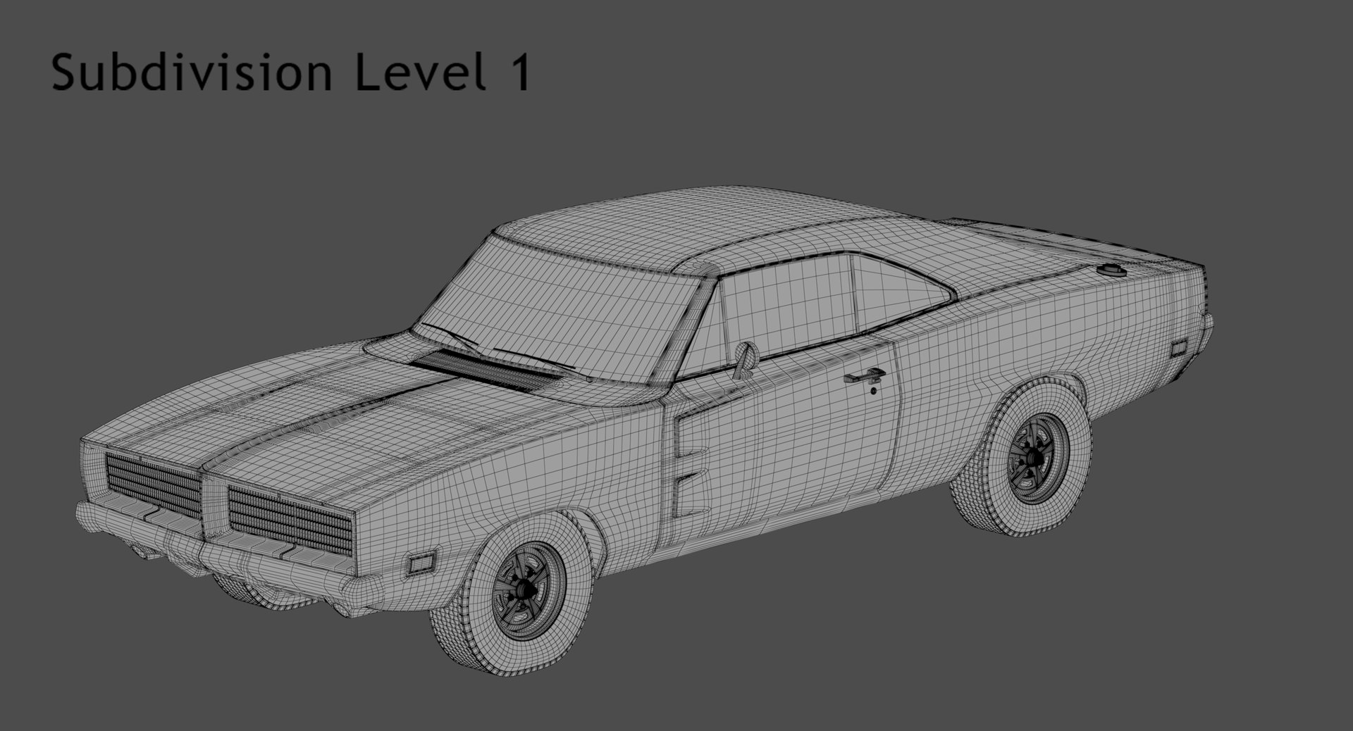 Muscle car american 3D model - TurboSquid 1234148