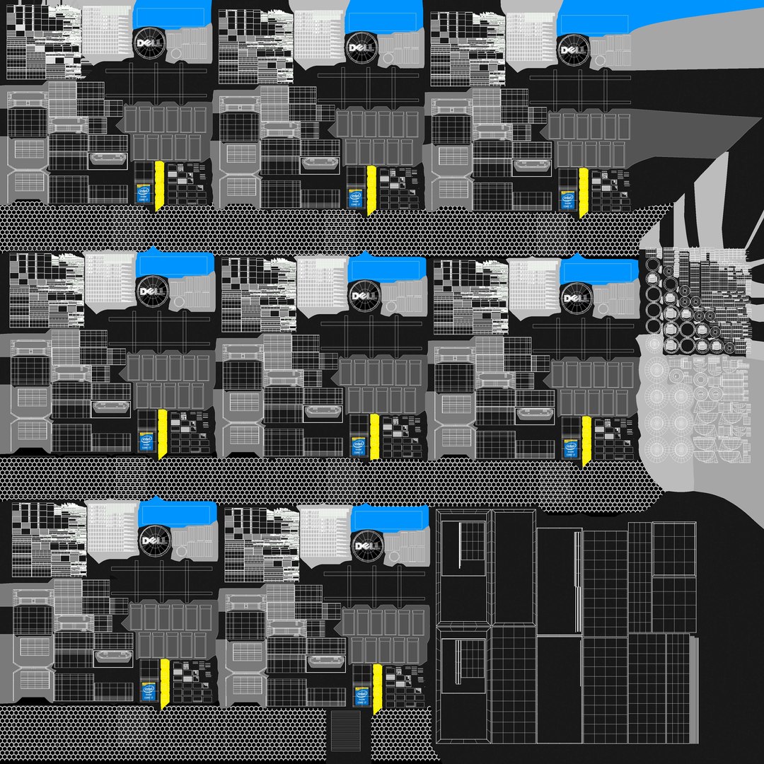 3D Detailed Three Server Racks Model - TurboSquid 2275723