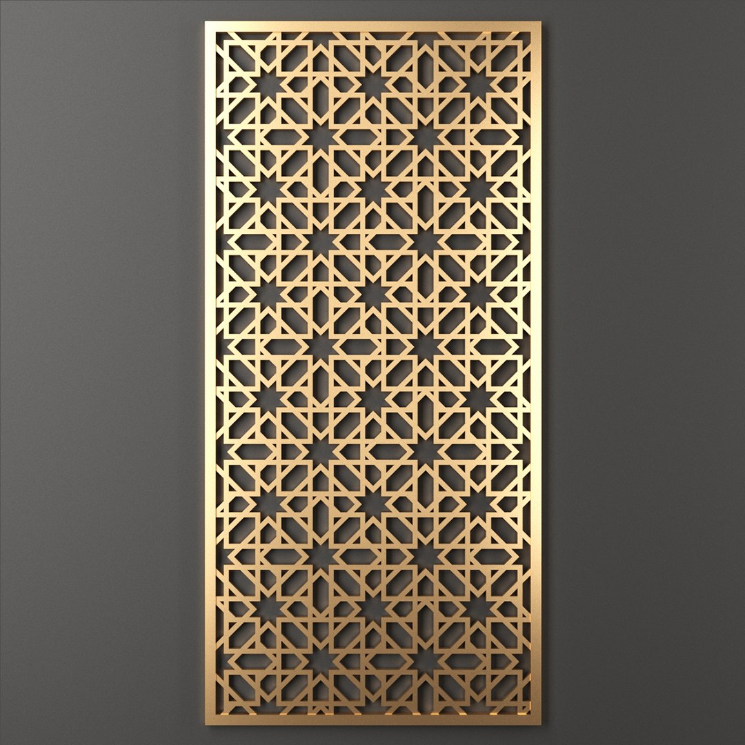 Decorative Panel 3D Model - TurboSquid 1375601