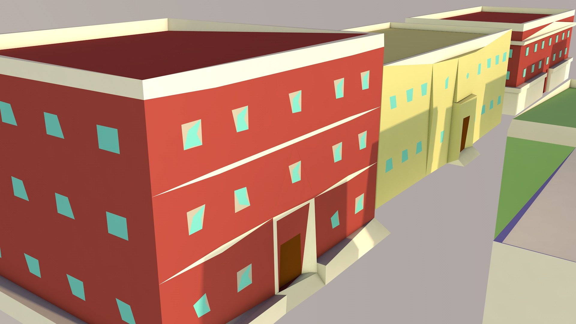 Simple City Pack 3D - TurboSquid 1842198