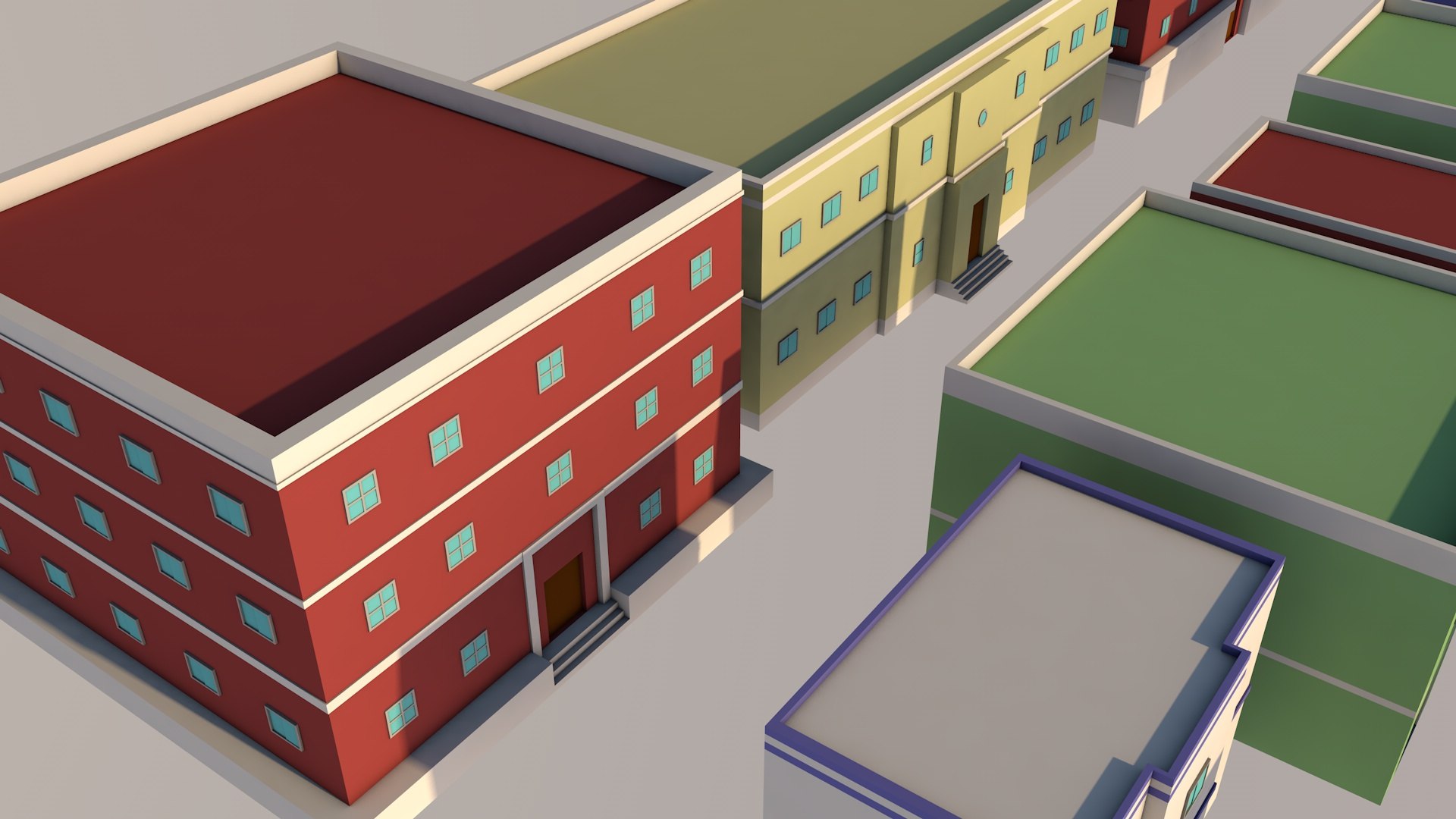 Simple City Pack 3D - TurboSquid 1842198