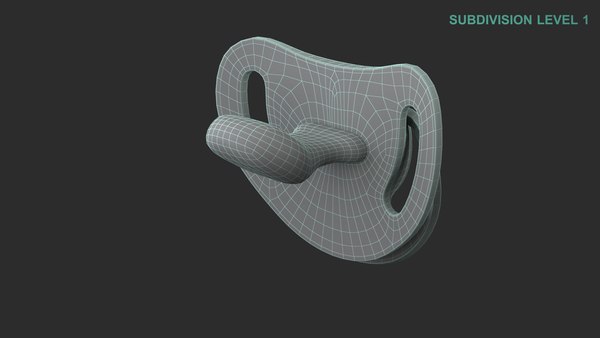Pacifier model - TurboSquid 1829620