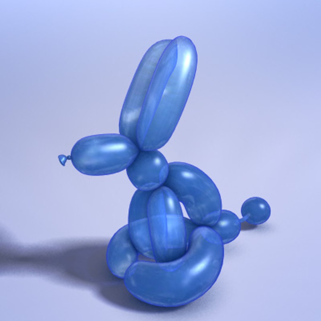 Balloons Animal Modeled 3d 3ds