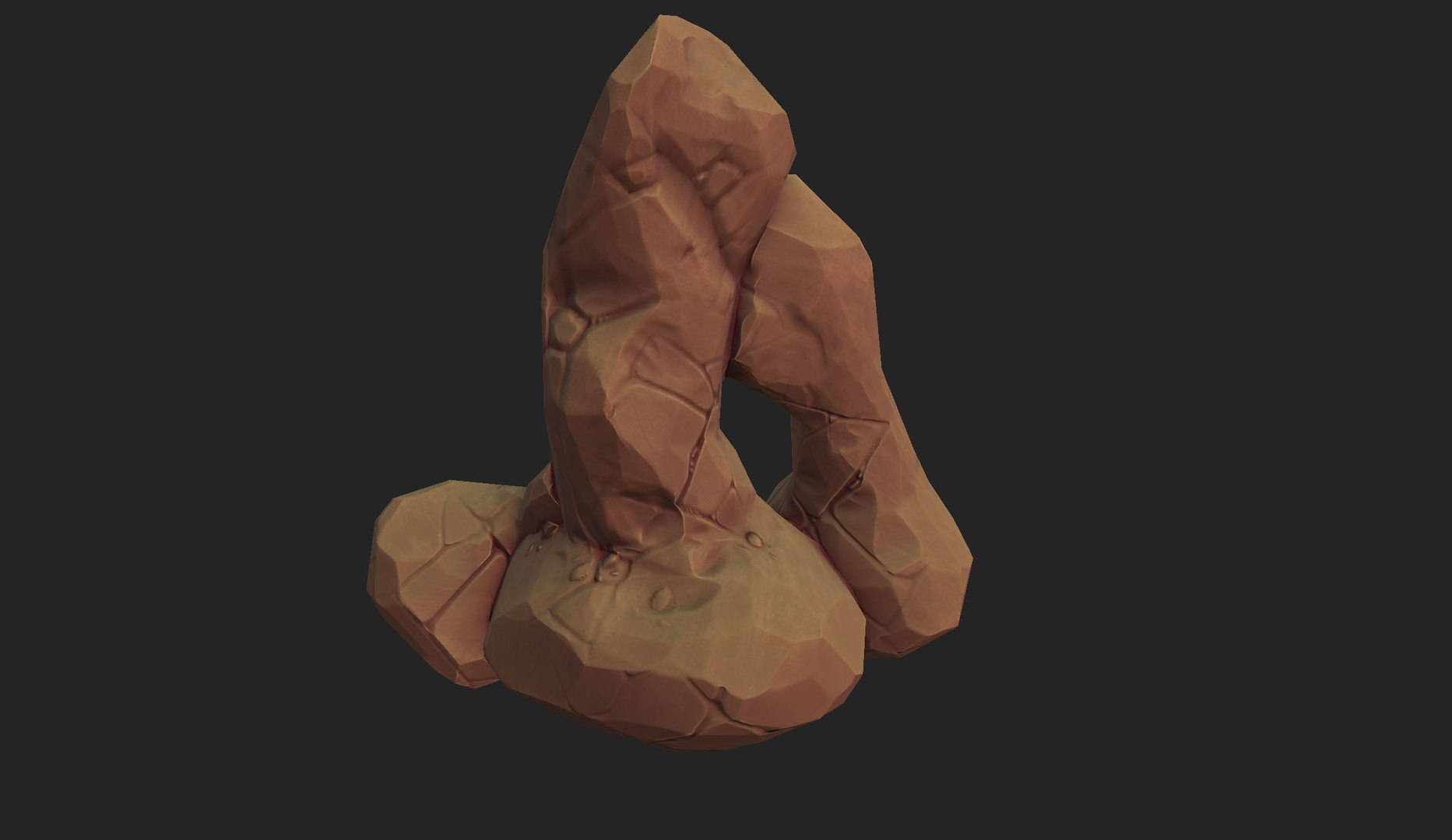 Kit 2 Asymmetric Rocks 3D Model - TurboSquid 1441674
