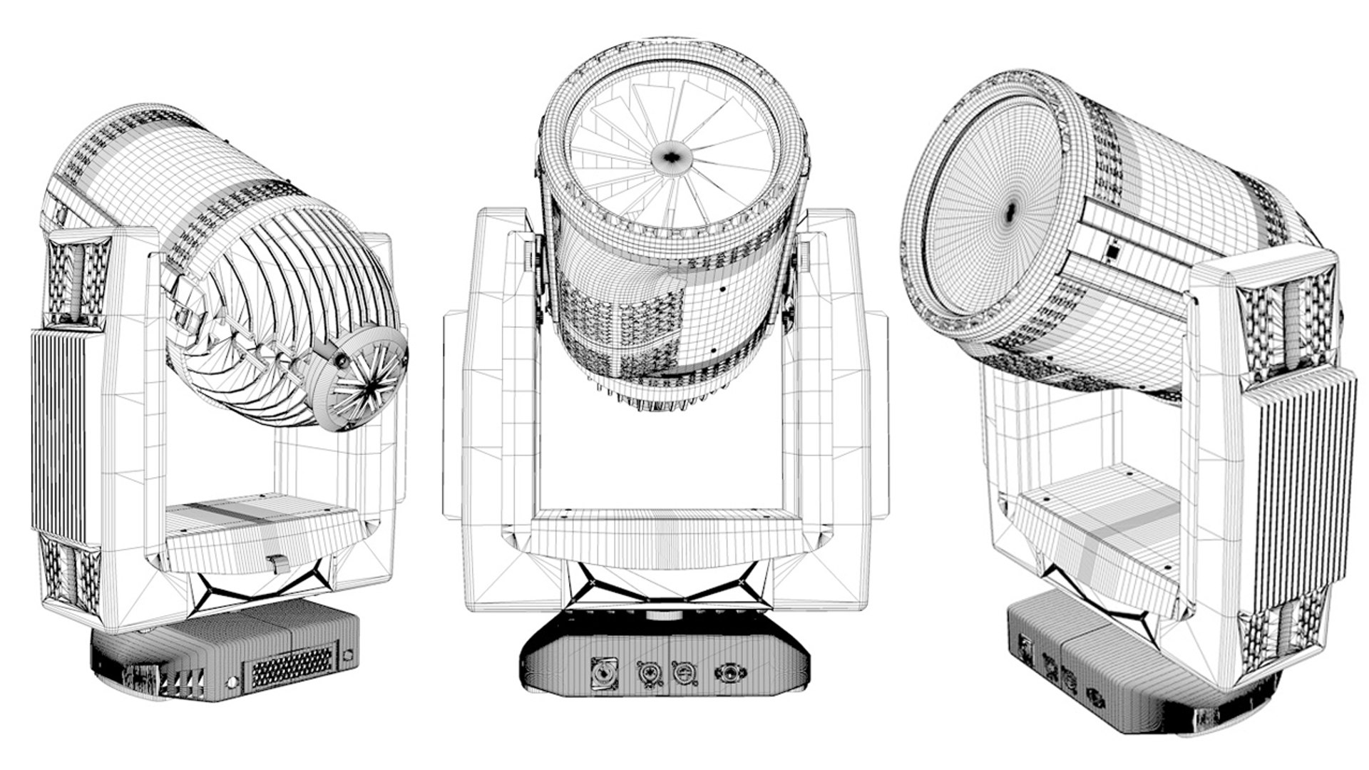 Moving Head Light 3d Model