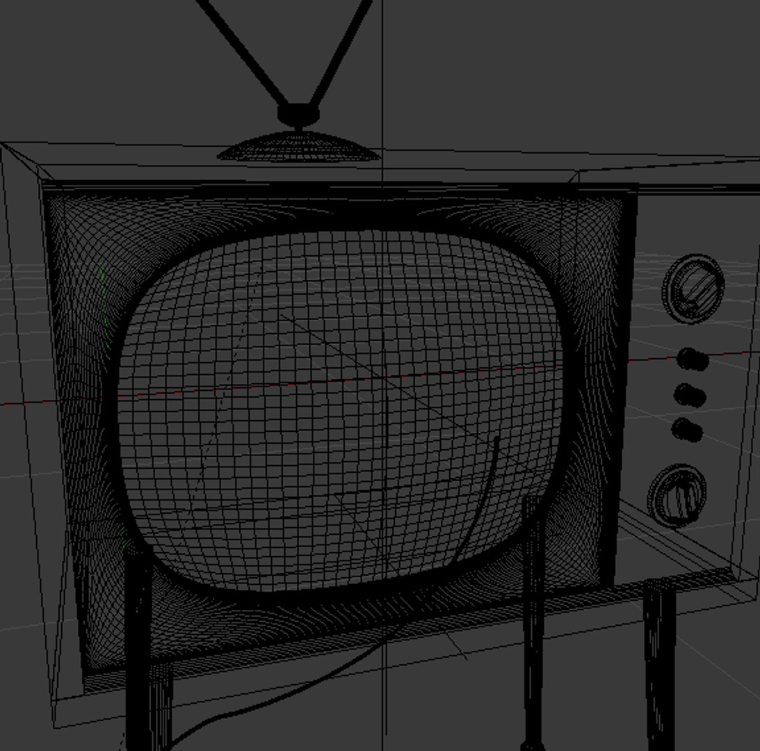 Retro Vintage Tv 3D Model - TurboSquid 1245745