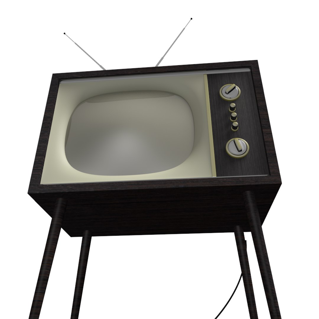 Retro Vintage Tv 3D Model - TurboSquid 1245745