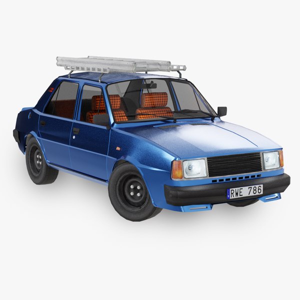 Scoda 120L - Optimiert für Spiele-Engines Low-Poly-3D-Modell 3D-Modell ...