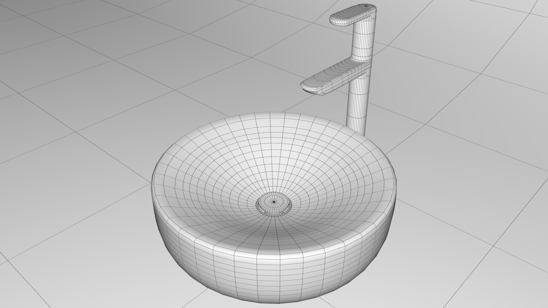 Circular Sink 3D Model - TurboSquid 1886250