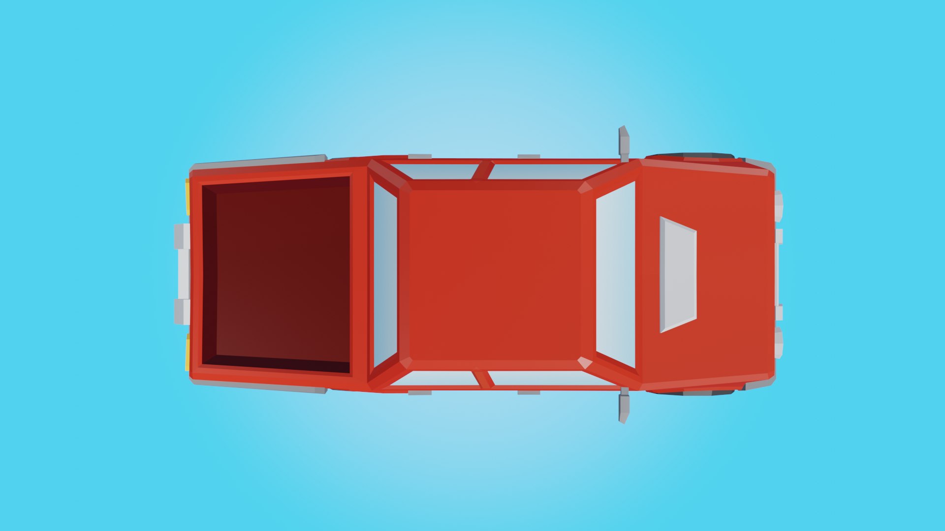 Low Poly Pick-up 3D Model - TurboSquid 1915793