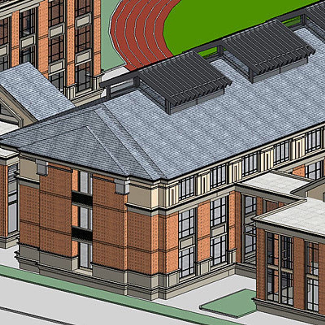 School 3d Model