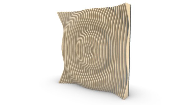 modelo 3d Paneles paramétricos: ondulaciones - TurboSquid 1569525