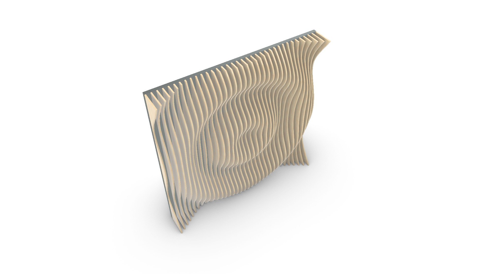 Louvered Paneling 3D Model - TurboSquid 1569525