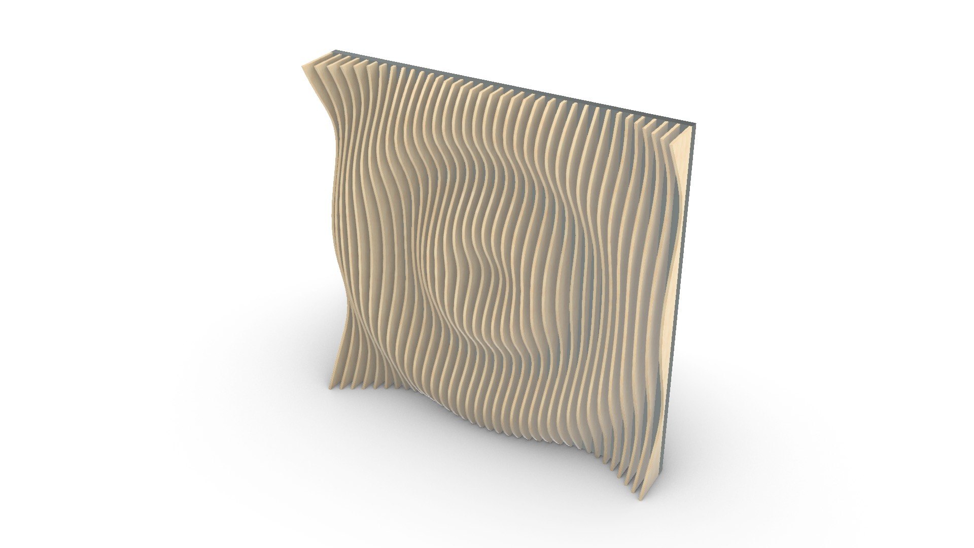 Louvered Paneling 3D Model - TurboSquid 1569525