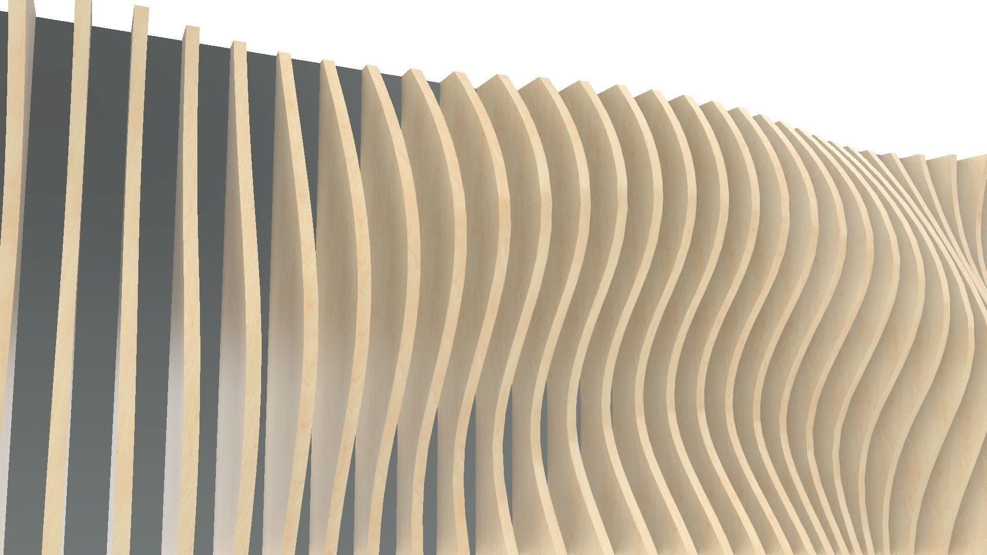 Louvered Paneling 3D Model - TurboSquid 1569525