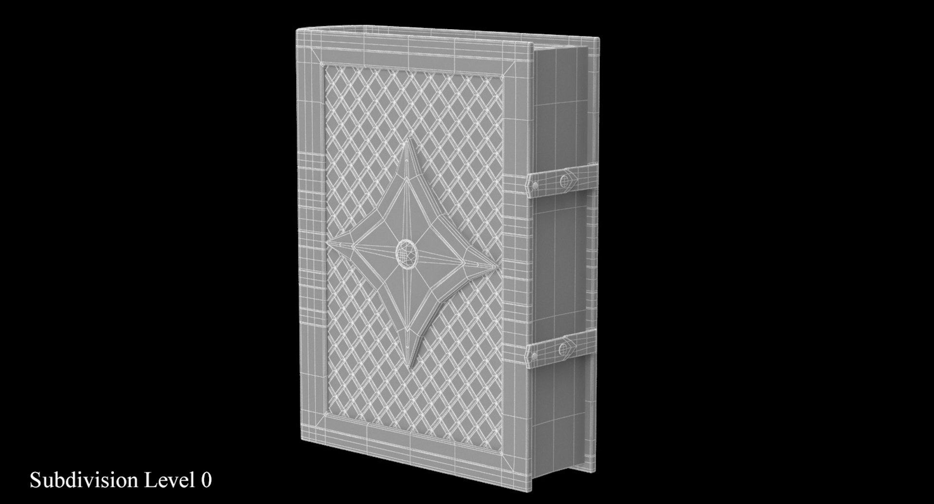 Book Blue Leather 3D Model - TurboSquid 1342124