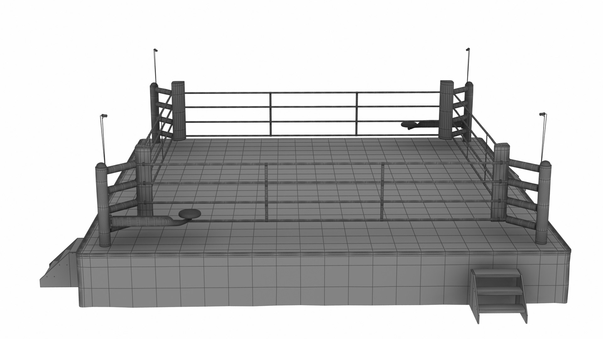 Boxing Ring 3D Model - TurboSquid 1959284