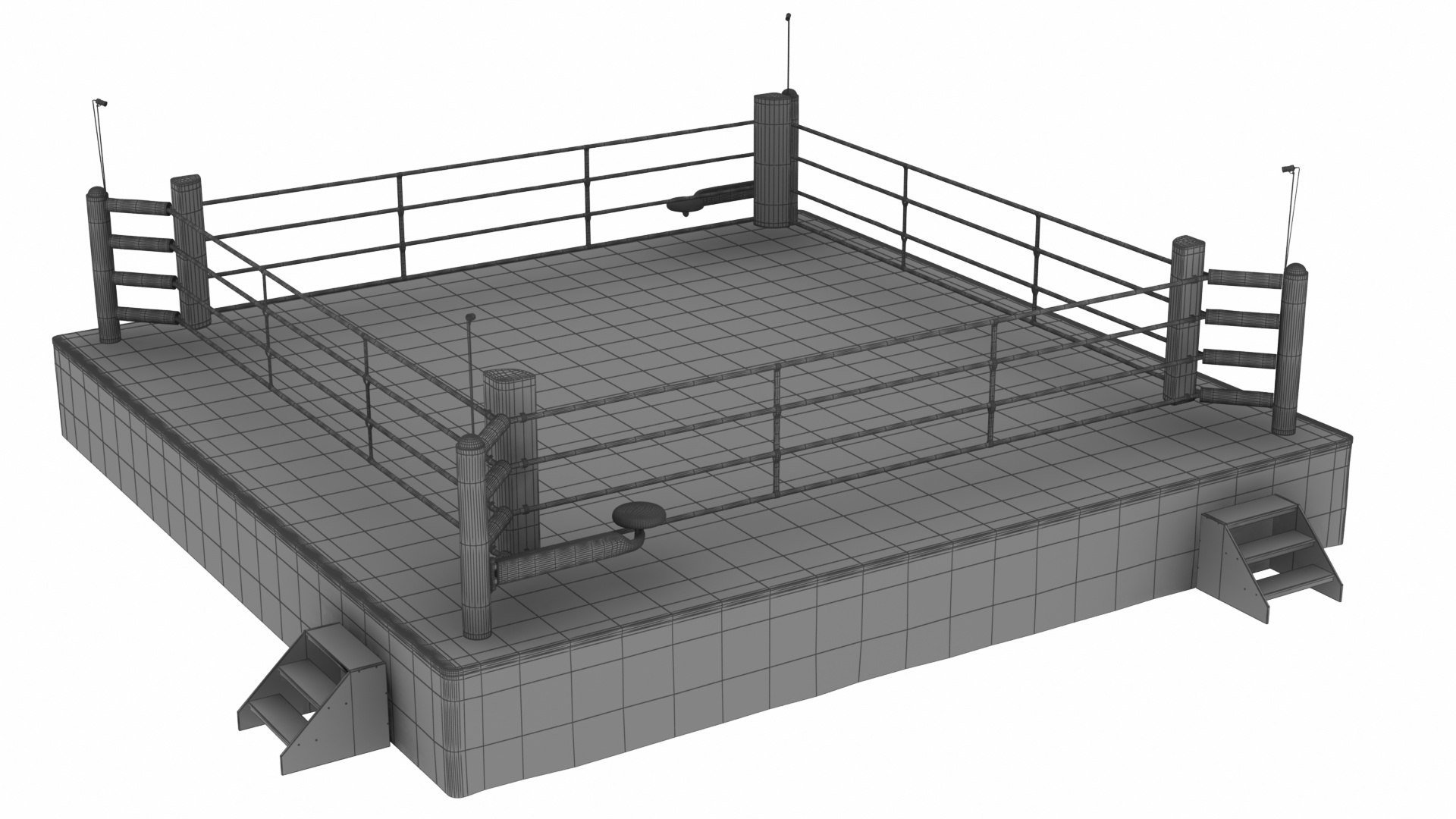 Boxing Ring 3D Model - TurboSquid 1959284