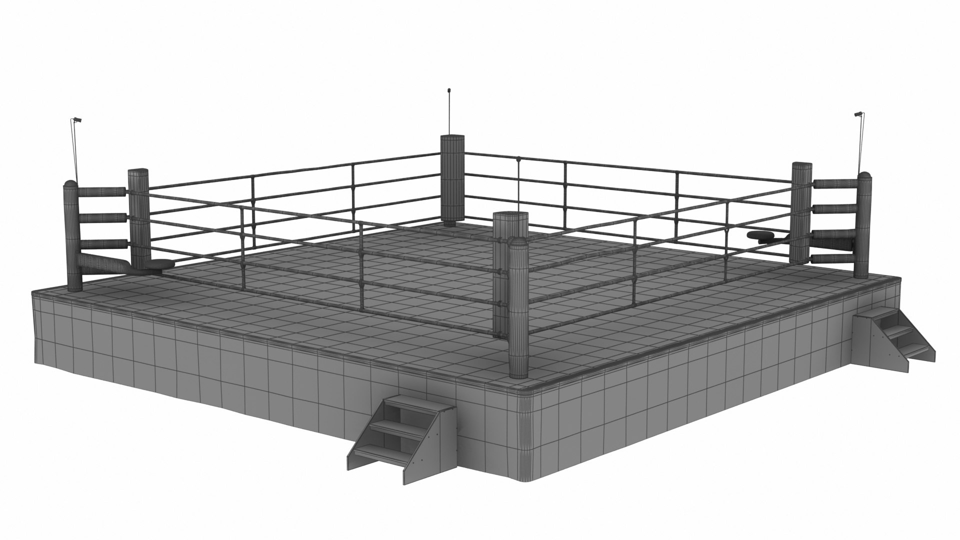Boxing Ring 3D Model - TurboSquid 1959284