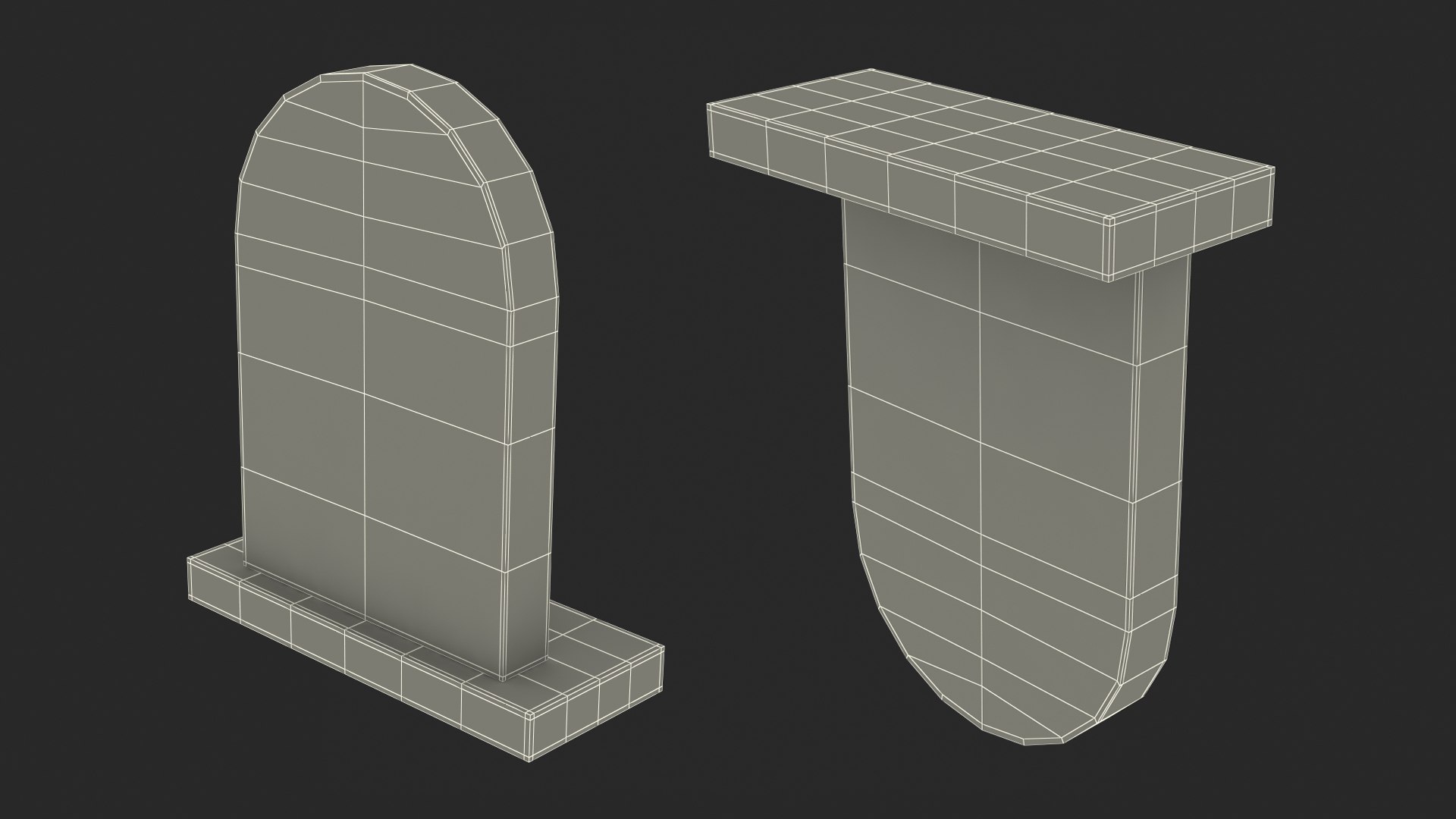 Granite Gravestone Headstone Grave 3D Model - TurboSquid 1445529