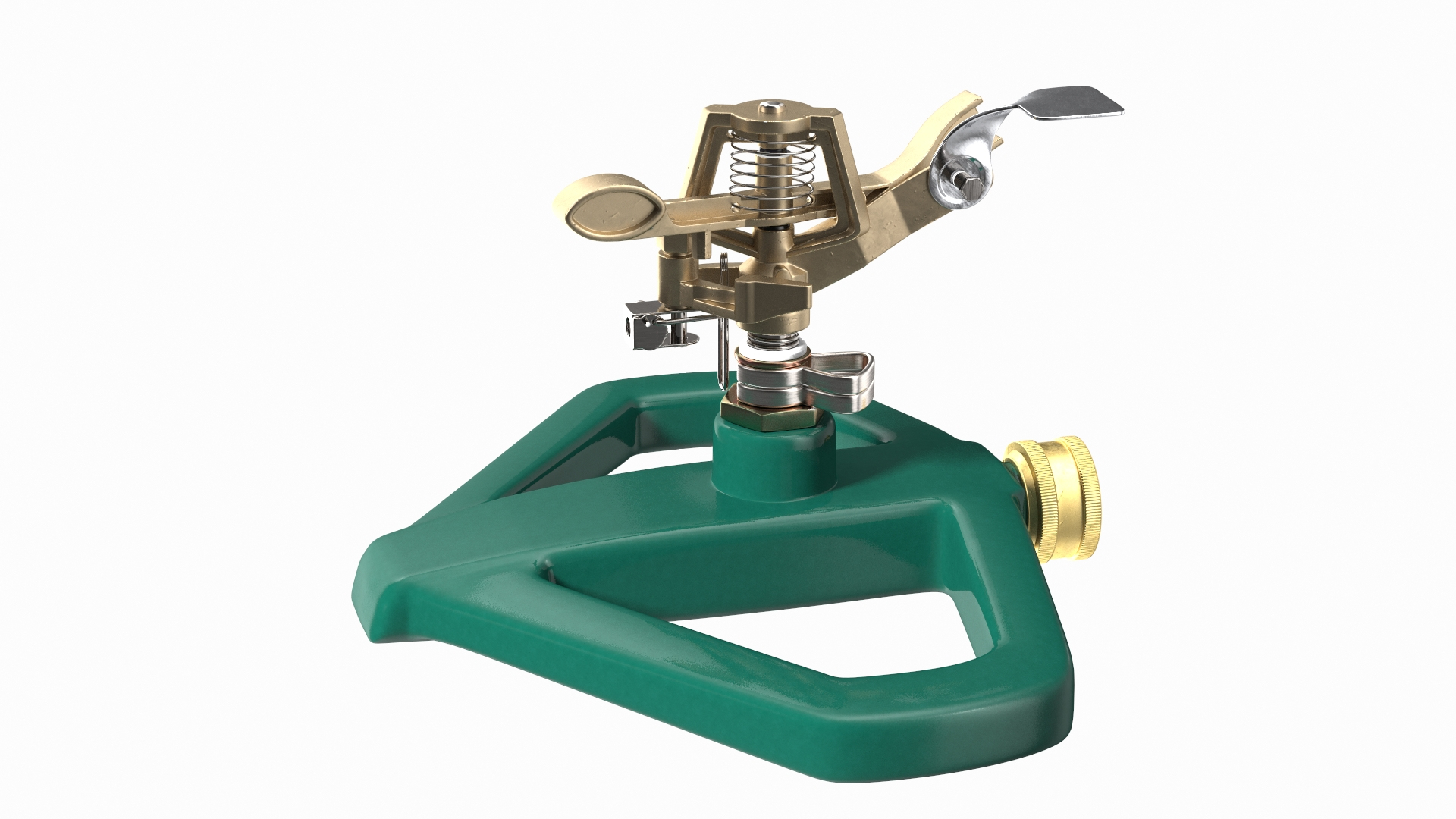 3D Impact Lawn Sprinkler with Metal Base - TurboSquid 1852203