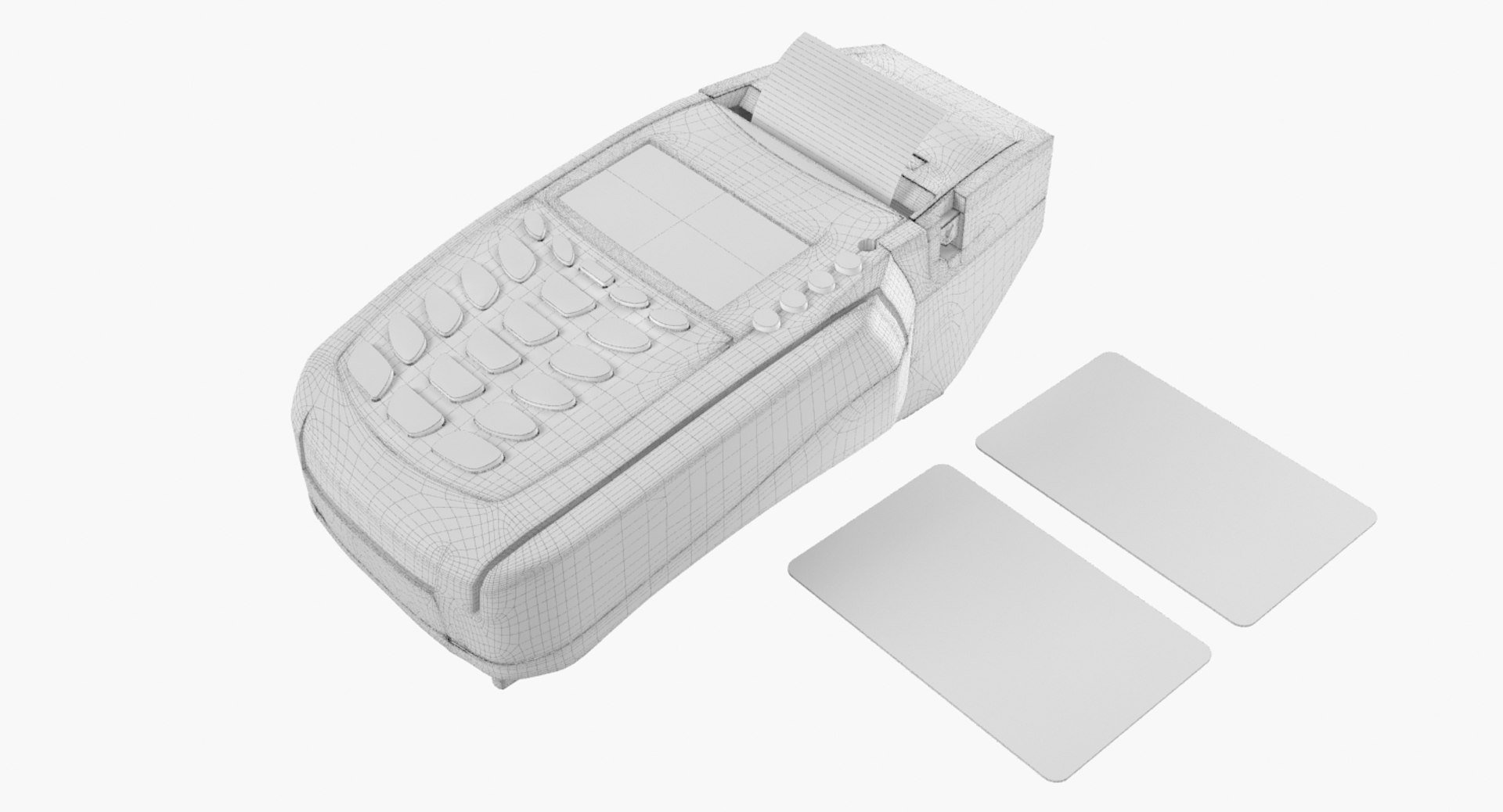 Card Terminal 3d Model