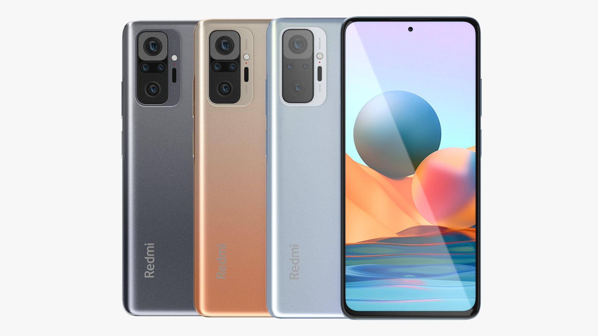 3D note 10 pro colors model - TurboSquid 1711189
