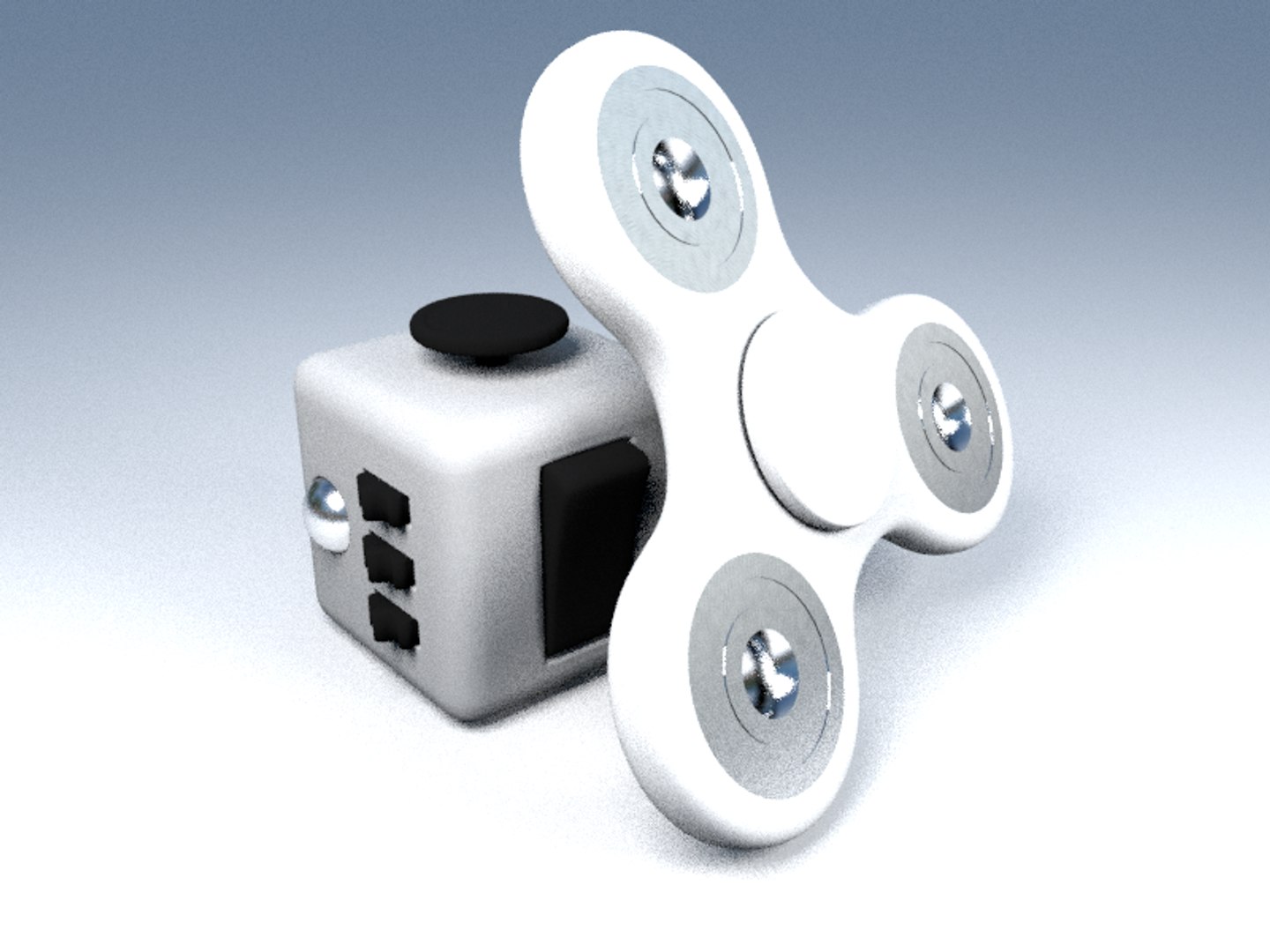 Spinner Fidget Cube Model - TurboSquid 1171490