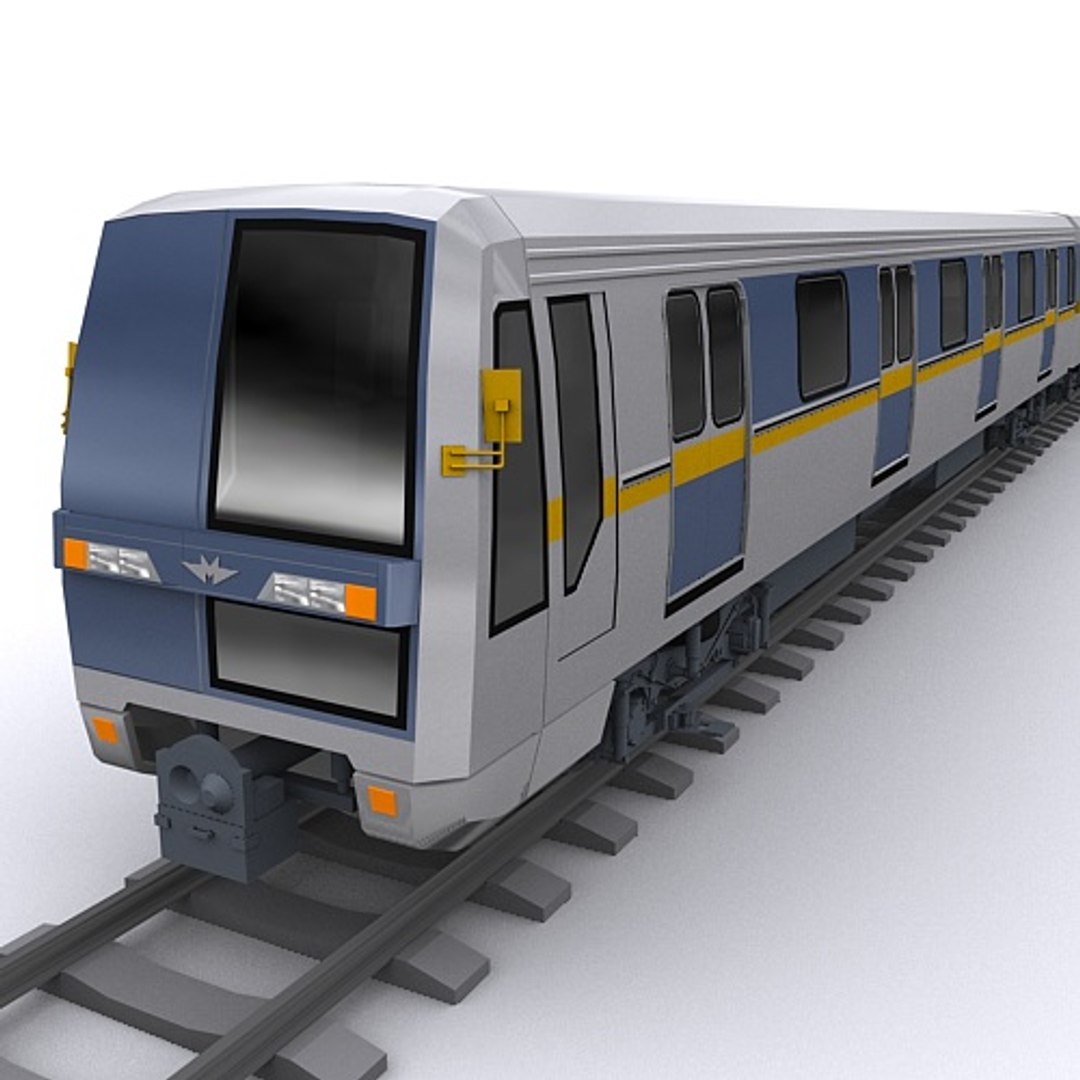 3d Model Subway Train