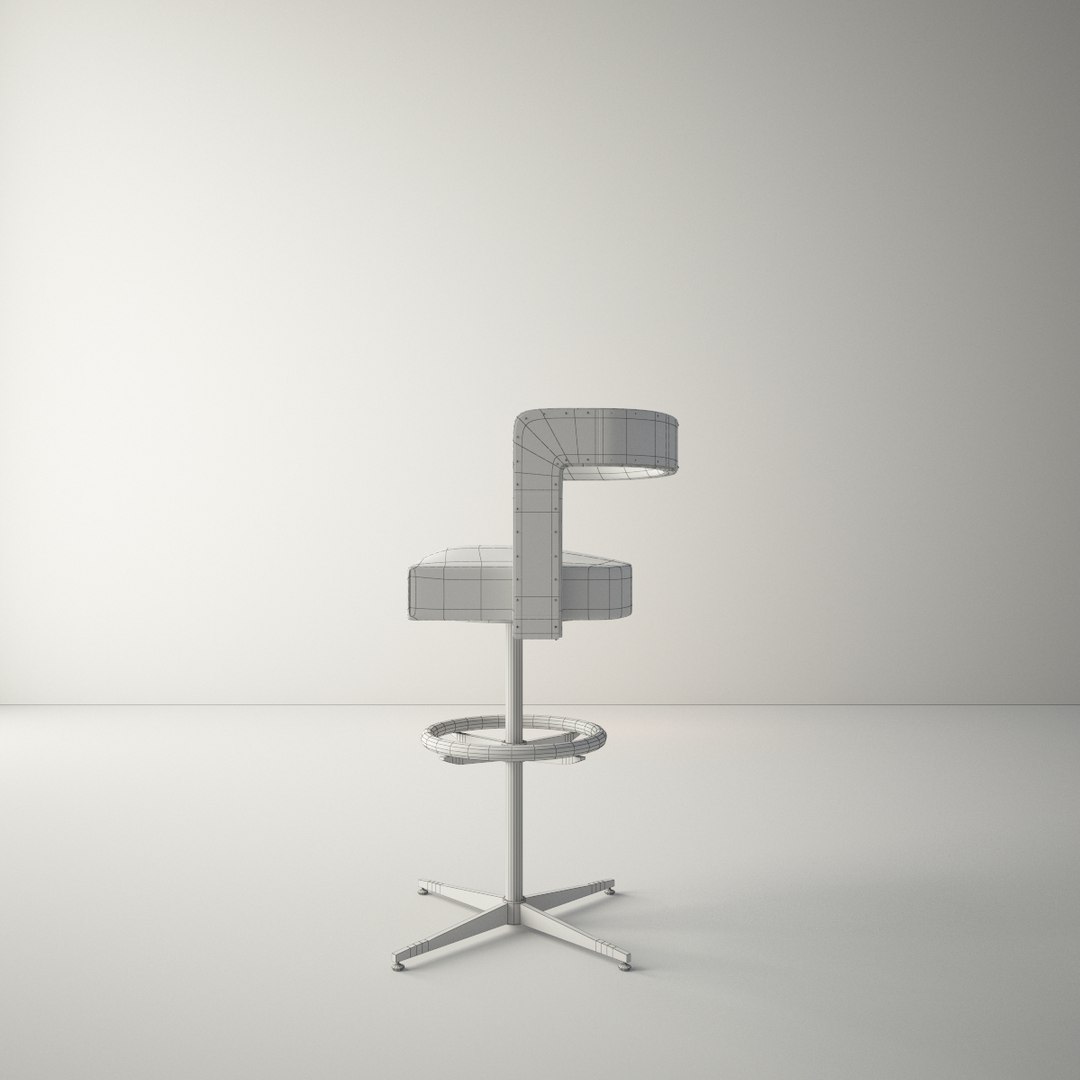 3D custom designed bar stool - TurboSquid 1200604