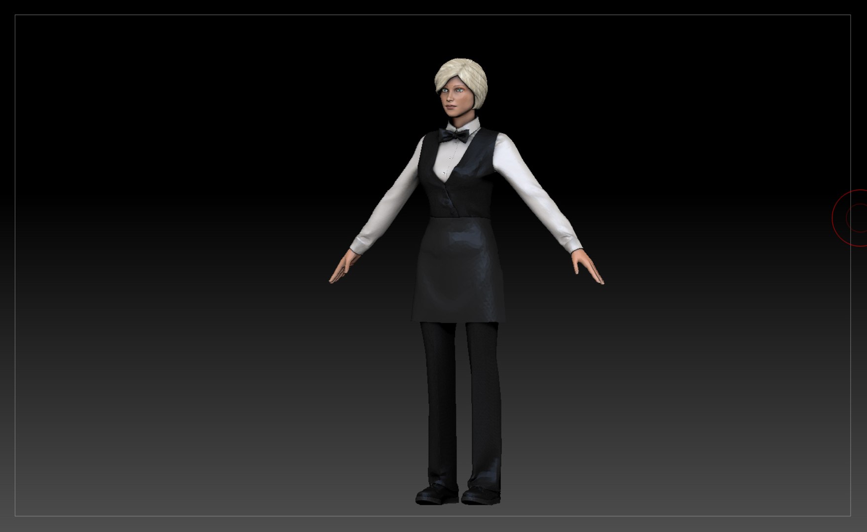 Waiter 3D Model - TurboSquid 2159401