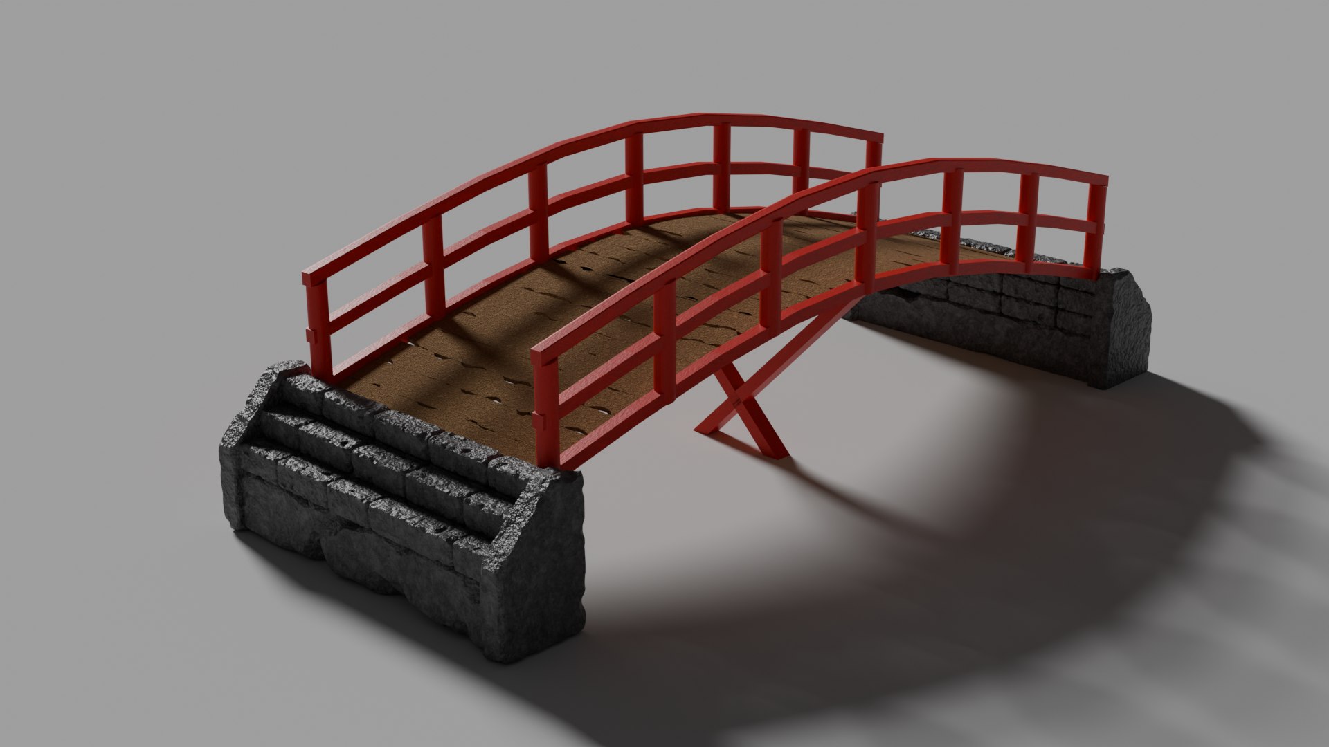 Samurai Bridge 3D Model - TurboSquid 2331111