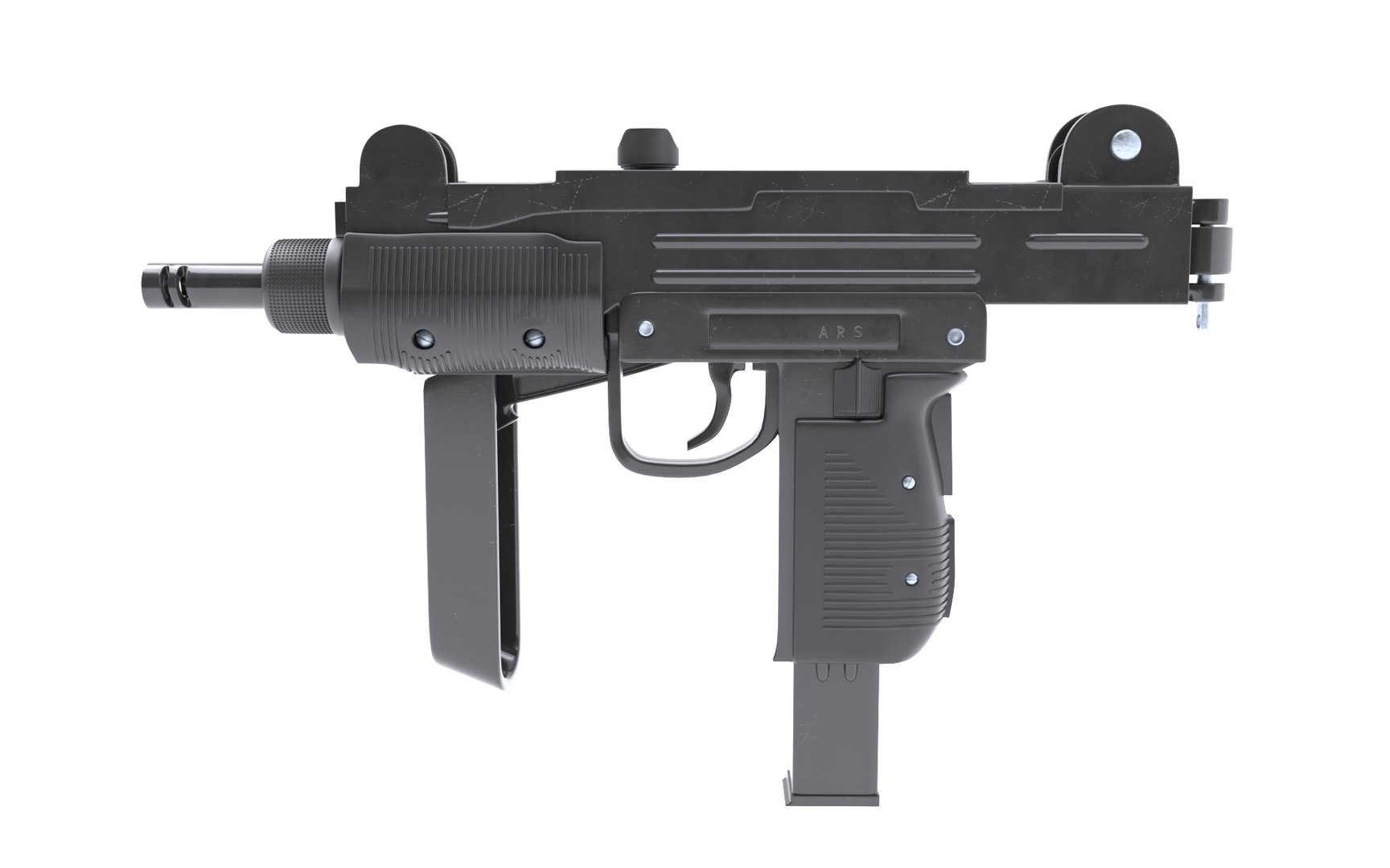 3D Submachine Gun Uzi Model - TurboSquid 1521681