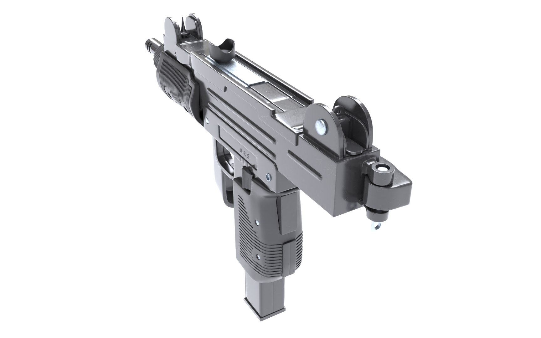3D Submachine Gun Uzi Model - TurboSquid 1521681