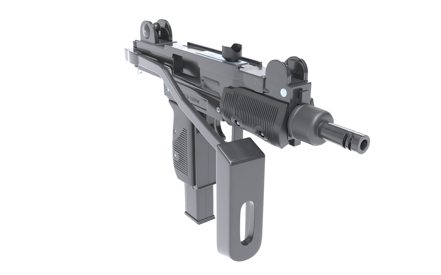 3D submachine gun uzi model - TurboSquid 1521681